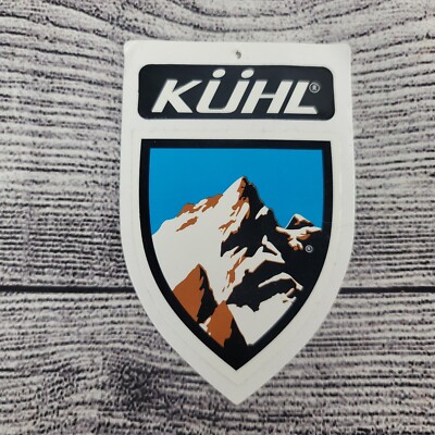 KUHL Logo Sticker - Shield And Logo Decal White | eBay