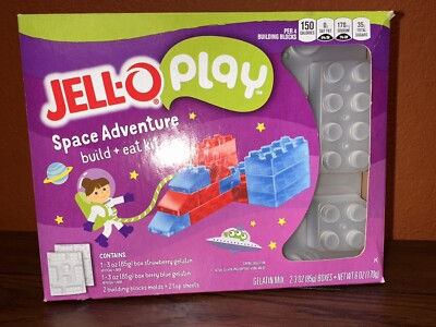 JELL-O Play Space Adventure Build + Eat Kit Building Block Molds | eBay