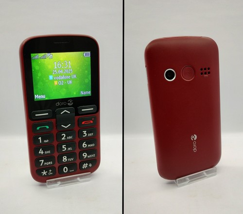 Doro 1380 (DFB-0350) Red Unlocked Good Cond. Dual SIM SOS Button 2.4" 8MB 2G | eBay UK