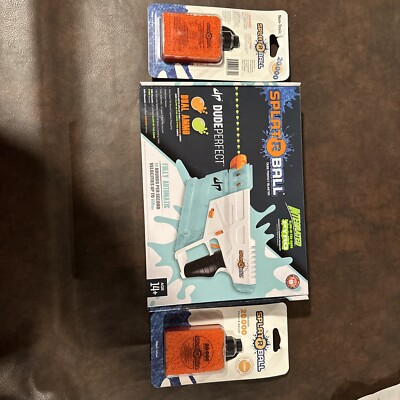 Splat R Ball Gun Dude Perfect Blaster With 2 Extra 20,000 Ammo ...