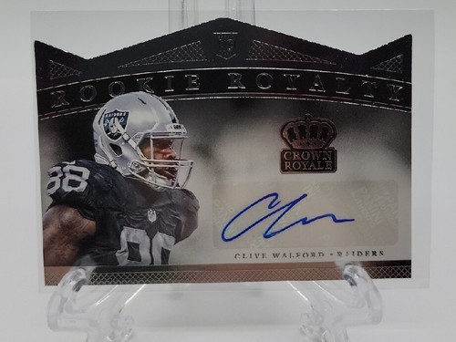 2015 Crown Royale Rookie Royalty Autograph #RRS-CW Clive Walford AUTO ...