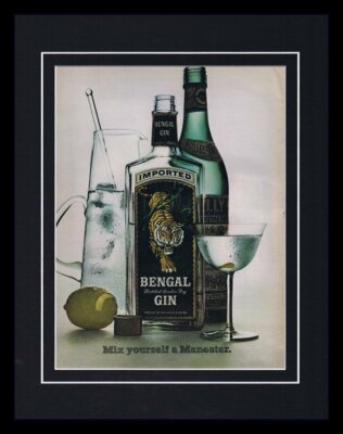 1966 Bengal Gin Framed 11x14 ORIGINAL Vintage Advertisement | eBay