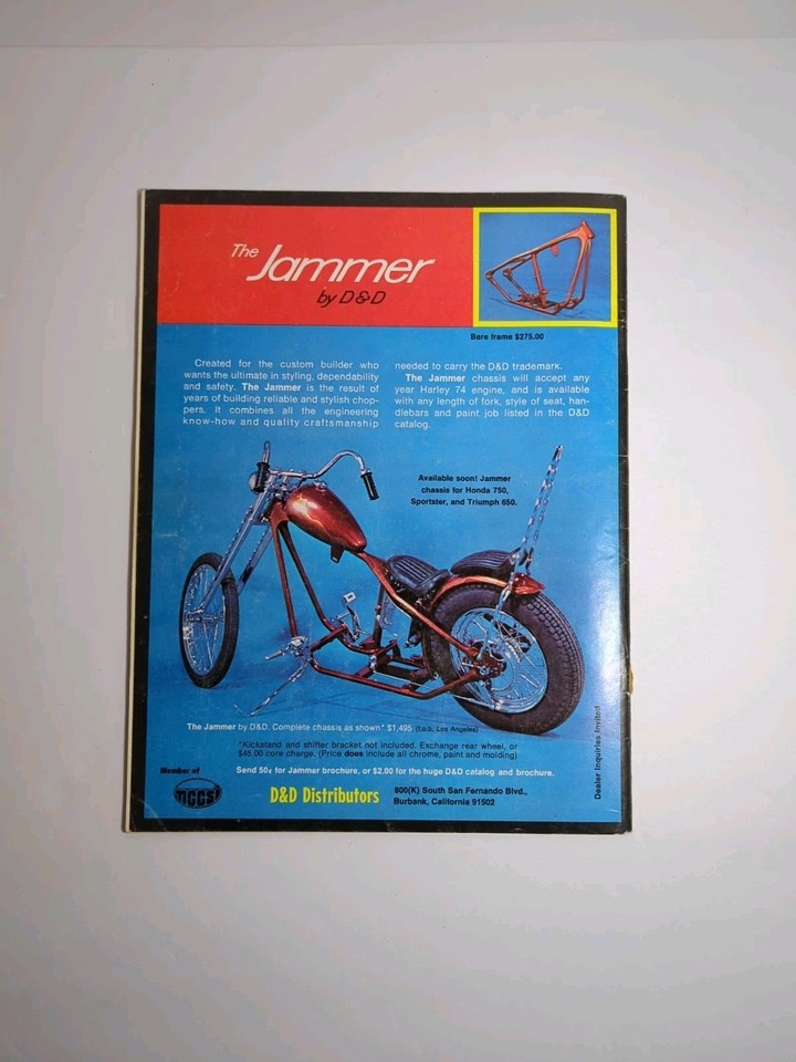 Original 1972 June EASYRIDERS MAGAZINE Trike Chopper Harley Sportster ...