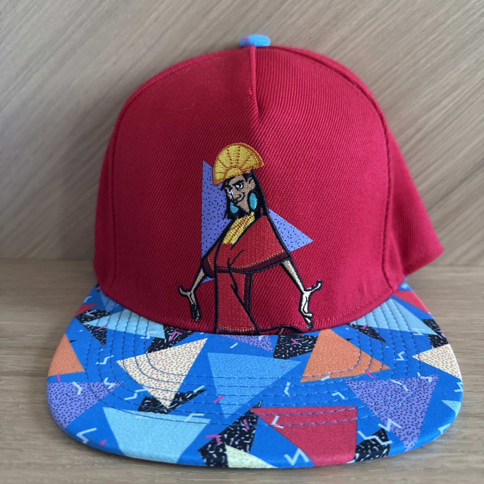 Disney Emperor’s New Groove Emperor Kuzco Snapback Hat Cap Red 90's ...