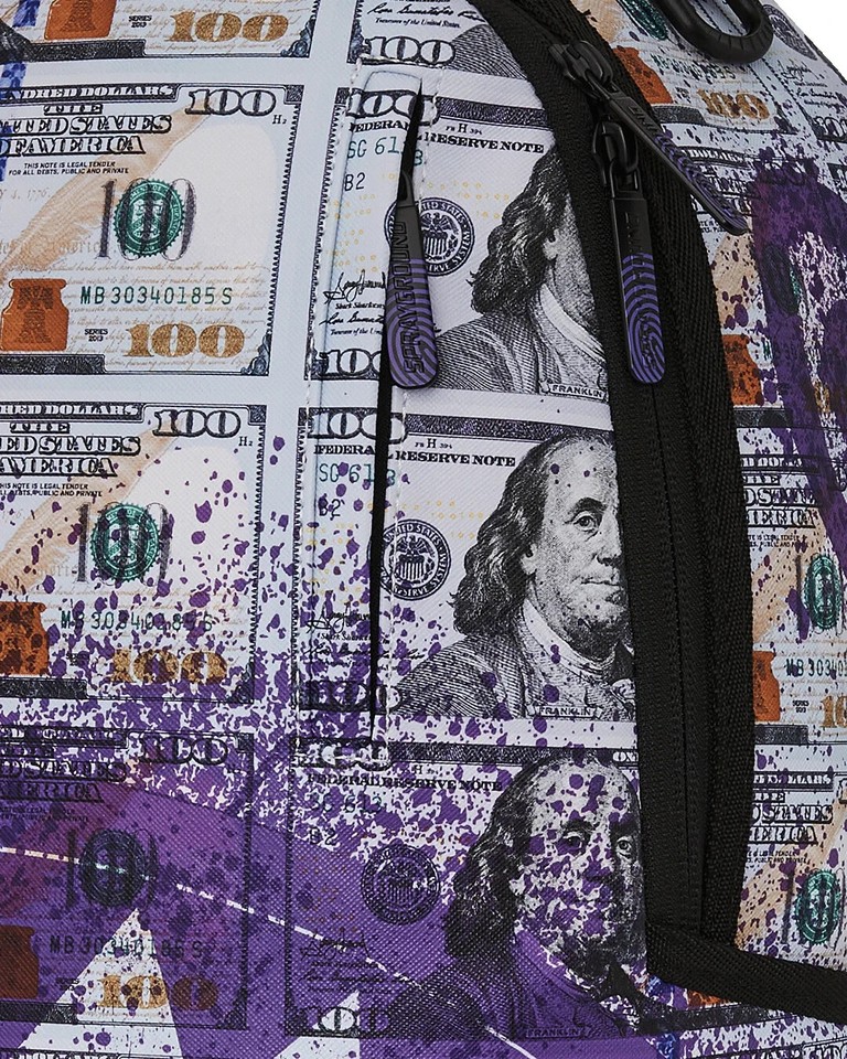Sprayground Money Splat Backpack🔥New Dollar Bookbag Travel Bag School ...