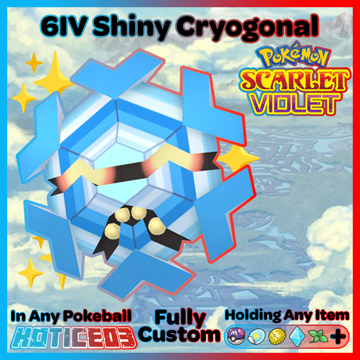 Shiny Cryogonal Scarlet