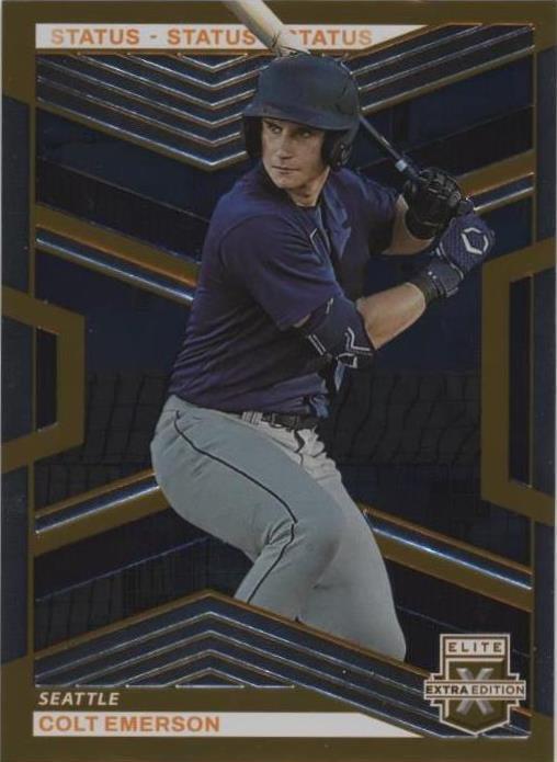 2023 Panini Elite Extra Edition - Colt Emerson #73 Orange Status /275 ...