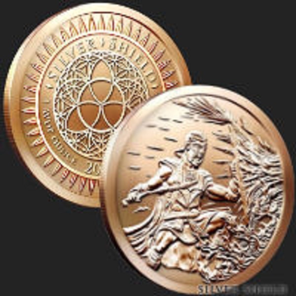 2017 Silver Shield Crucible 1 oz Copper BU round | eBay
