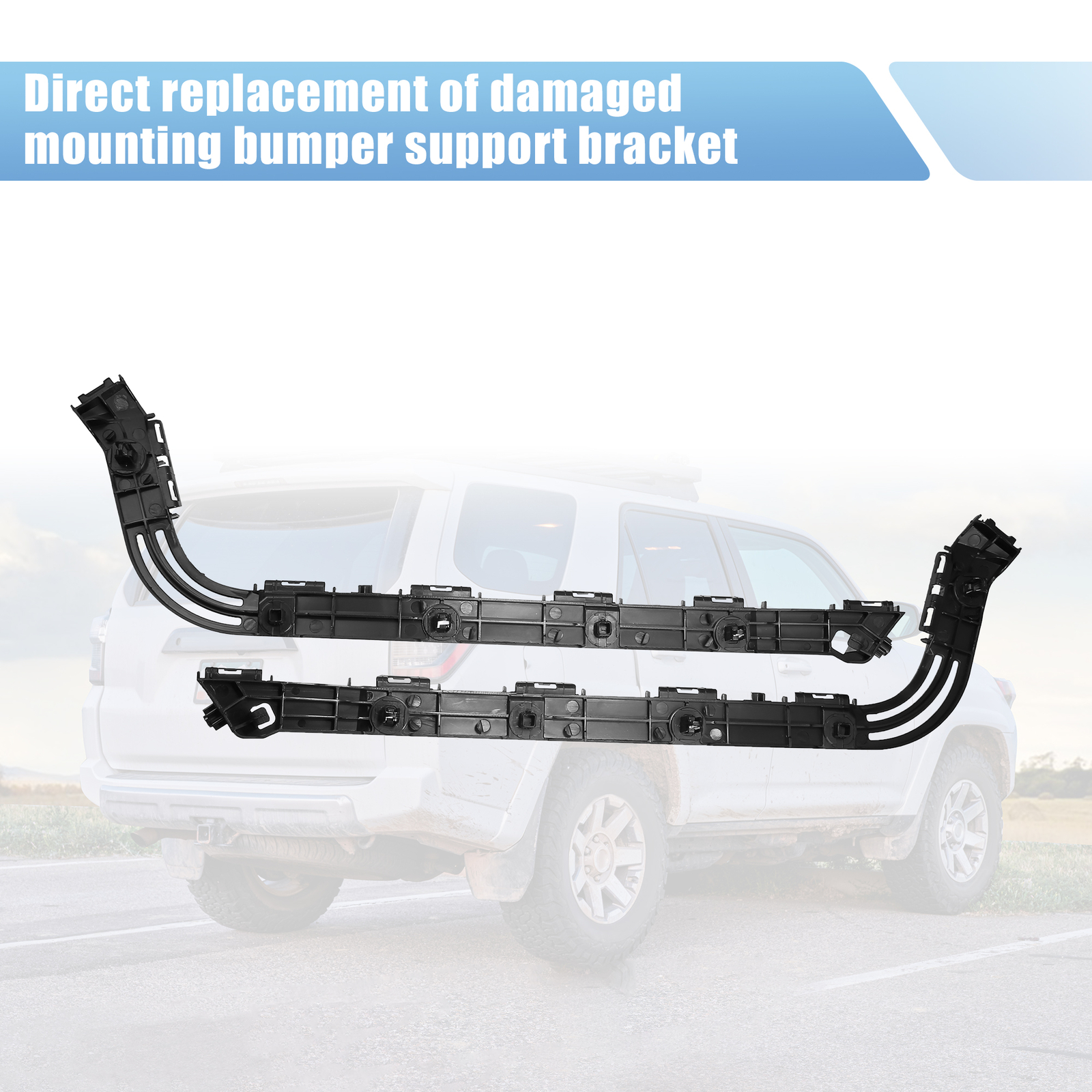 1 Pair Rear Bumper Mounting Support Bracket 52156-35050 for Toyota ...