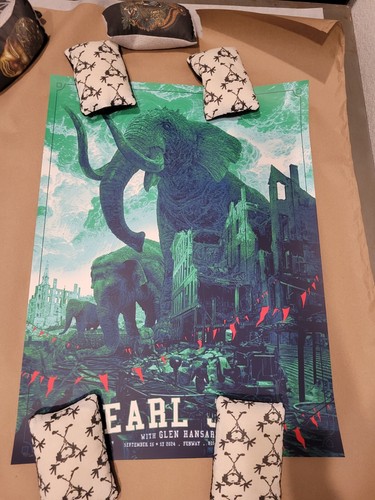 Pearl Jam FENWAY Poster AP #300 Signed 2024 BOSTON Daniel Danger ...