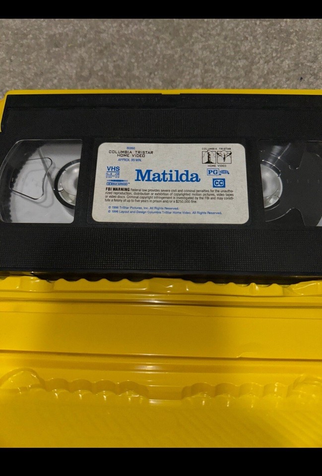 Matilda (VHS, 1996, Clam Shell Case Closed Captioned) 43396868601| eBay