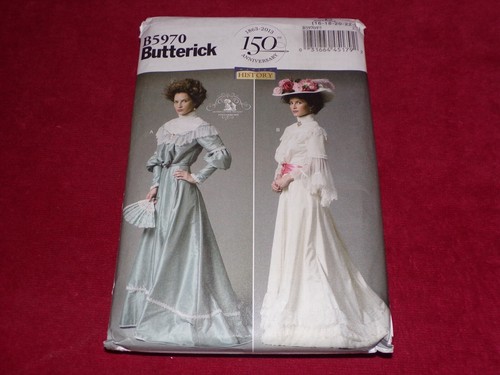 🌷BUTTERICK #B5970 - LADIES GIBSON GIRL FANCY TOP - SKIRT & BELT PATTERN ...