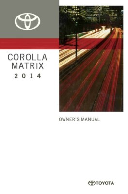 2014 Toyota Matrix Owners Manual User Guide | eBay