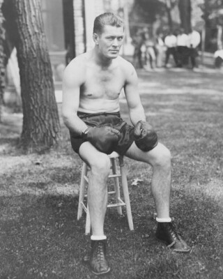 Famous Boxer GENE TUNNEY Glossy 8x10 Photo Boxing Heavyweight Champ ...