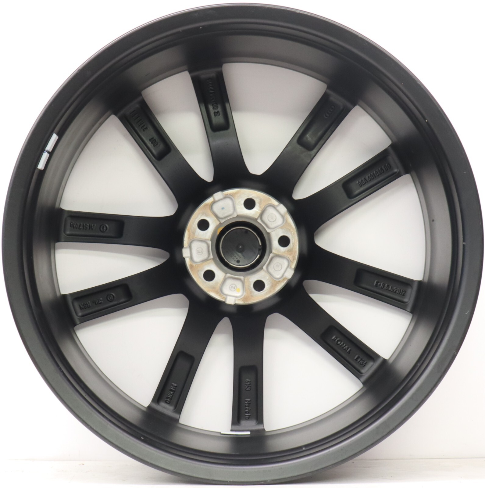 4 rims Alloy Audi Q5 SQ5 Sb 8,5 X 21 " Original Black Diamond ...