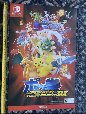 Pokken Tournament DX Nintendo Switch Promo poster | eBay