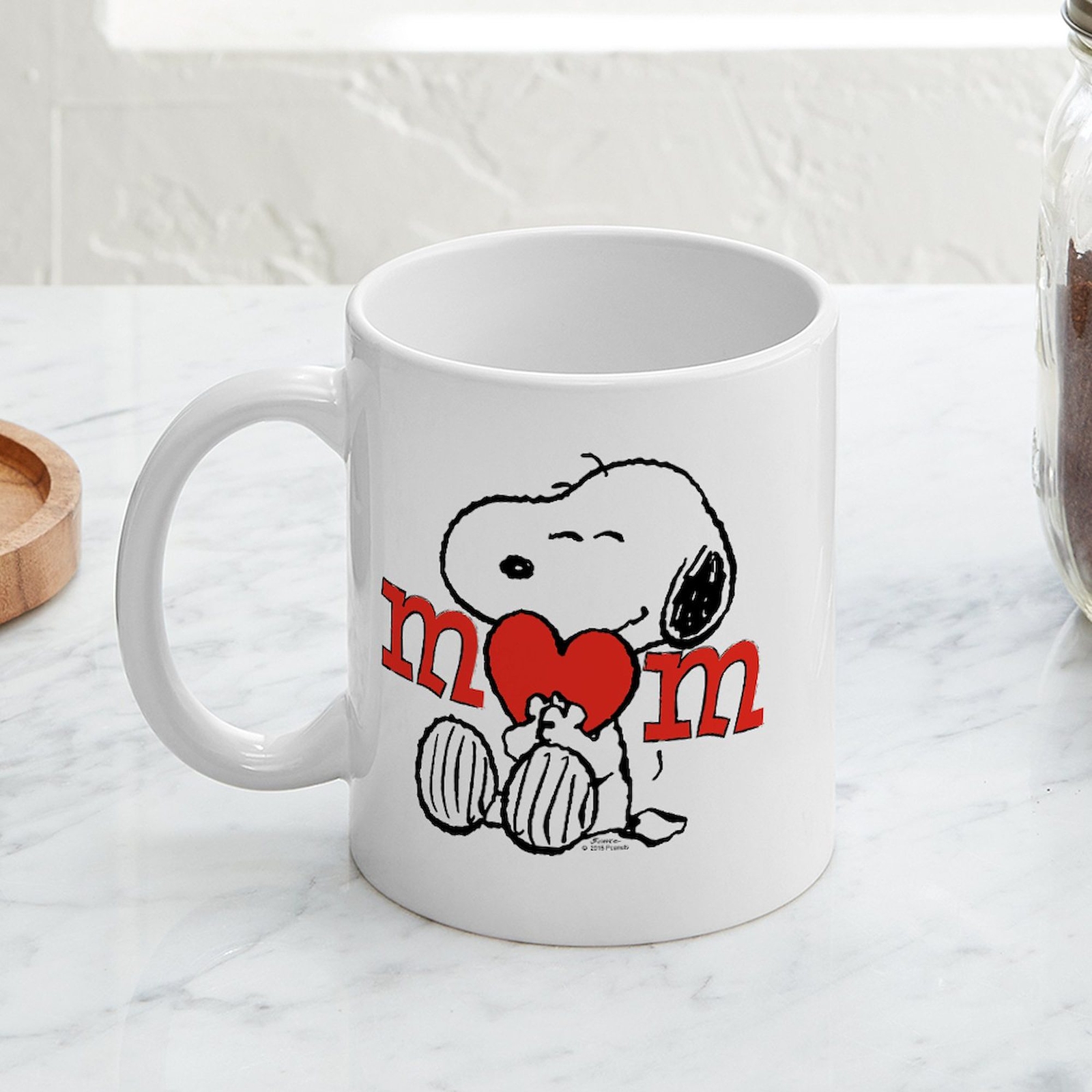 CafePress Snoopy Mom Hug Mugs 11 oz Ceramic Mug (1557875627) | eBay