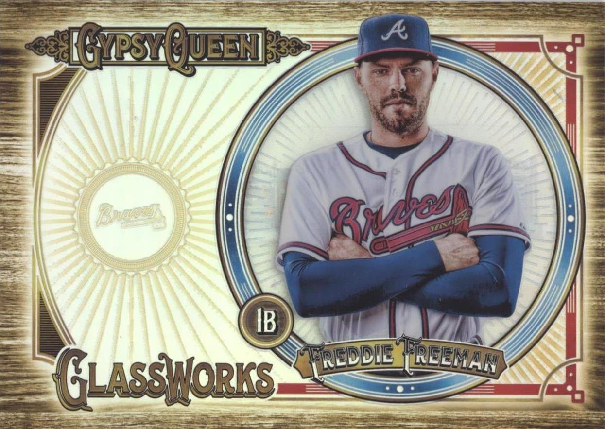 2018 Topps Gypsy Queen - Glassworks Box Topper Freddie Freeman #GW-FF ...