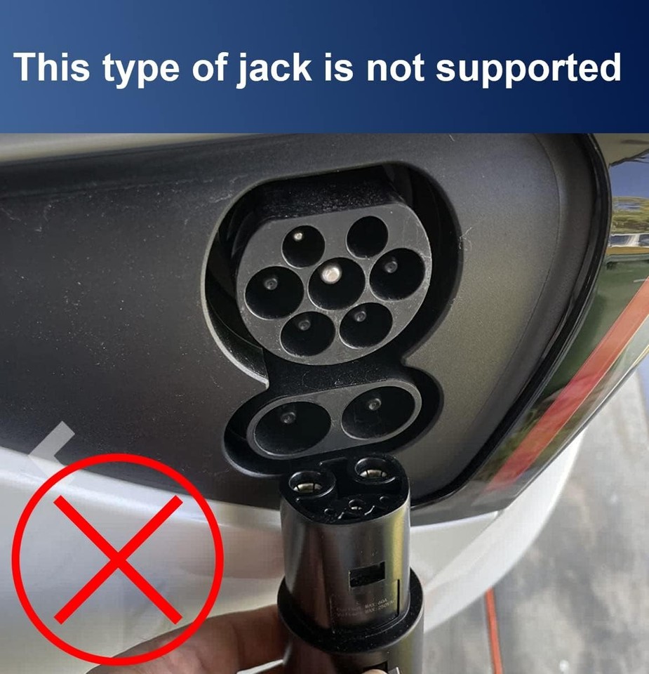 Tesla-Compatible J1772 Adapter 80A 240V SAE J1772 Model 3/Y/X/S | eBay