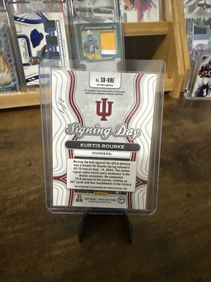 1/1 Signing Day Kurtis Rourke Rookie Auto | eBay