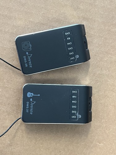 2 Donner Wireless Transmitter & Receiver For Guitar To Amp DWS-3R | eBay