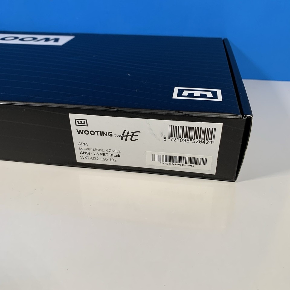 Wooting two HE Full-size Mechanical Keyboard, US Layout, Black Keycaps ...