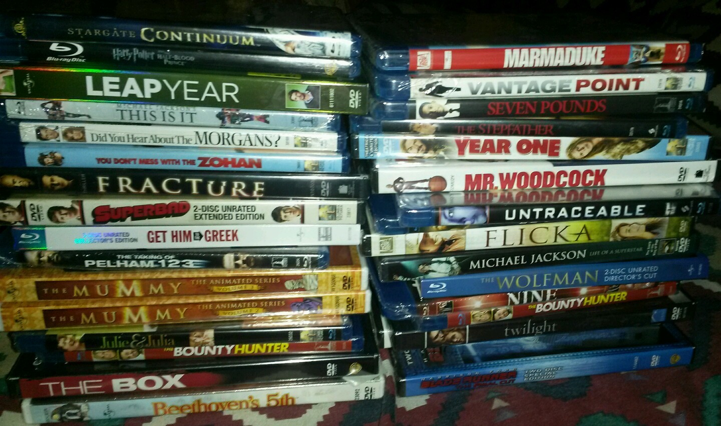 32 MOVIES DVDS NW PERSONAL COLLECTION STILL IN WRAPPERS MUST SEE NO ...