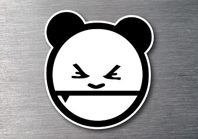 Angry mad panda Sticker quality vinyl water & fade proof car jdm drift ...