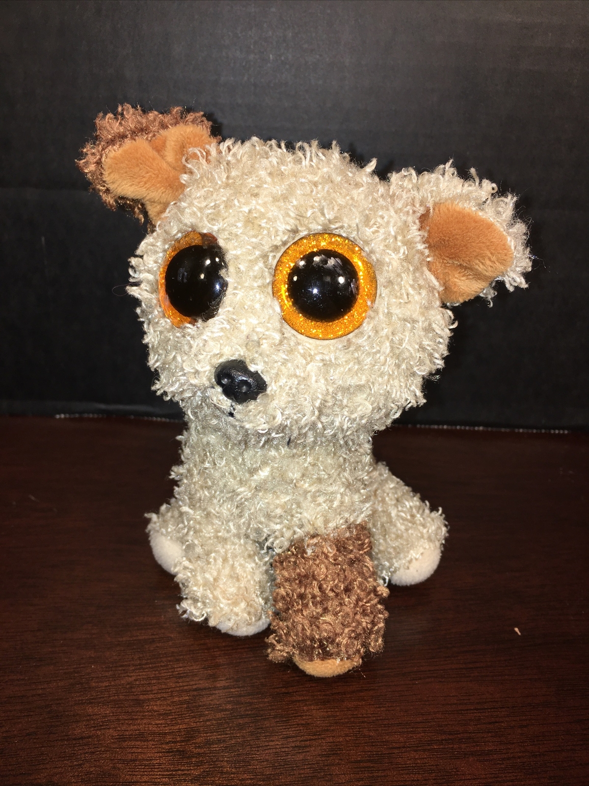 VGUC-6” 2013 Ty Beanie Boos ROOTBEER the Dog with Glitter Eyes | eBay