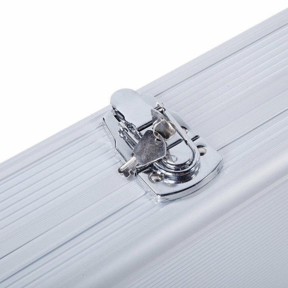 53" Long Aluminum Locking Rifle Gun Case Lock Storage Box Carry Case ...