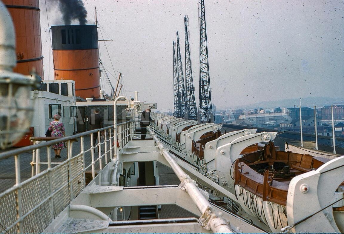 RMS Queen Elizabeth - Cunard Line - 5x7” Print On pearl Paper | eBay