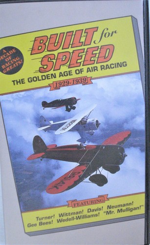 Built For Speed The Golden Age of Air Racing 1929-1939 VHS | eBay
