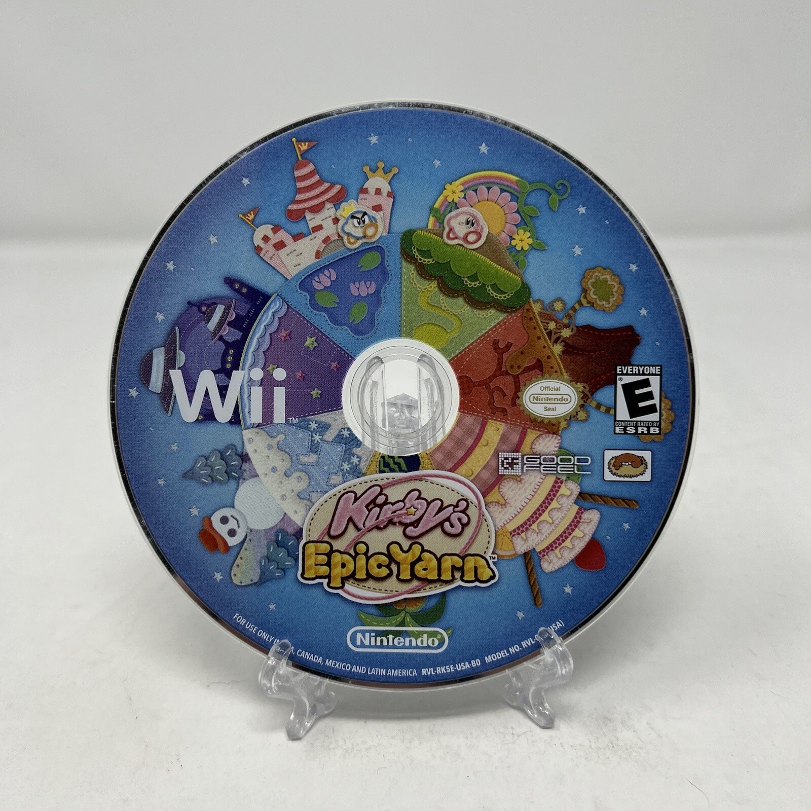 Kirby's Epic Yarn Nintendo Wii Game Disc Only Tested 45496901998 | eBay