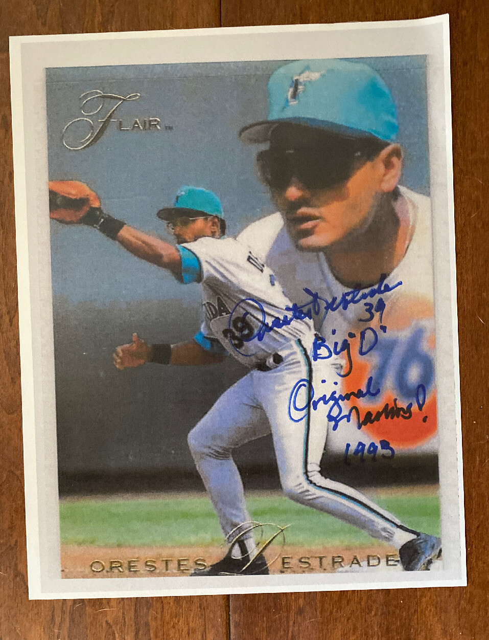 ORESTES DESTRADE FLORIDA MARLINS SIGNED AUTOGRAPHED 8X11 PHOTO | eBay