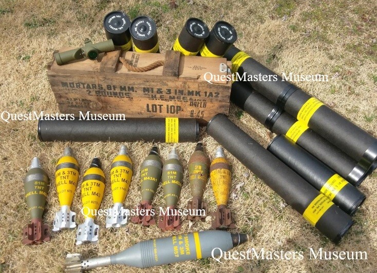 U.S. WWII 81mm M43A1 Mortar Shell Stencil, Stencil 049b | eBay