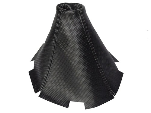 Shift Boot For Mazda RX-8 2003-2012 Vinyl Carbon Fiber Grey Stitching ...