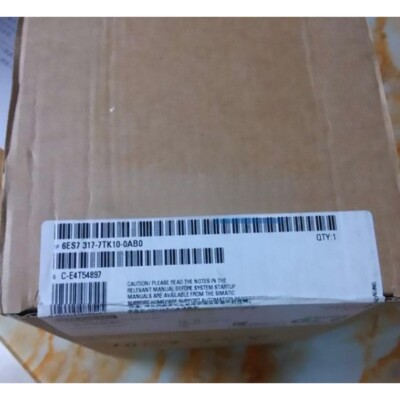 New Siemens 6ES7317-7TK10-0AB0 6ES7 317-7TK10-0AB0 S7-300 CPU 317T-3 PN ...