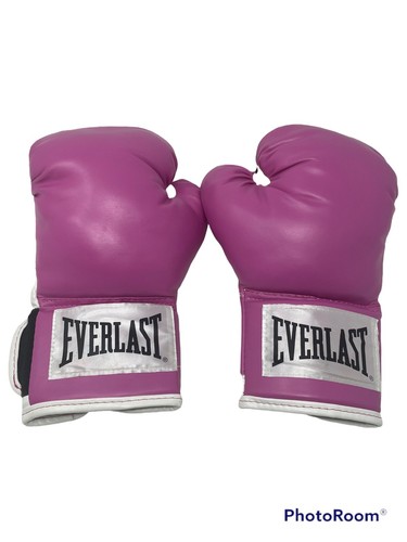 Everlast Boxing Gloves Women's Pro Style Training 12 oz Pink Hand Strap ...