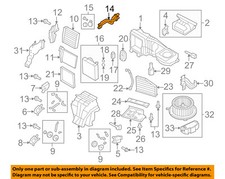 Audi OEM 06-13 A3 2.0l-l4 Evaporator Heater-pipe Assembly 1K1819857C ...