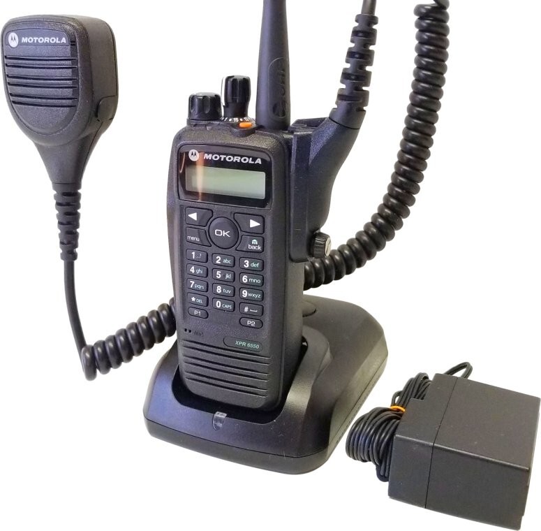 Motorola XPR6550 MOTOTRBO VHF 136-174MHz TDMA Two Way Radio Connect ...