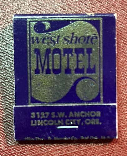 West Shore Beachfront Motel Matchbook, Lincoln City, Oregon | eBay