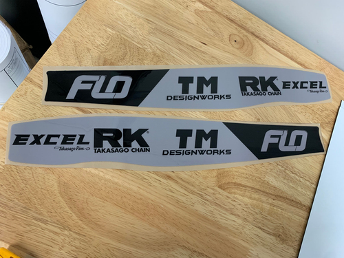 TEAM MUC-OFF FXR CLUBMX YAMAHA YZF250 YZF450 SWINGARM DECALS SWING ARM ...