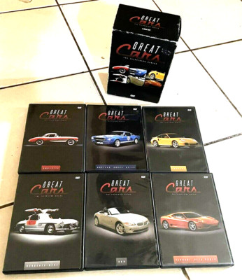 Great Cars The TV Series DVD X6 Corvette, Mustang, Porsche Mercedes ...