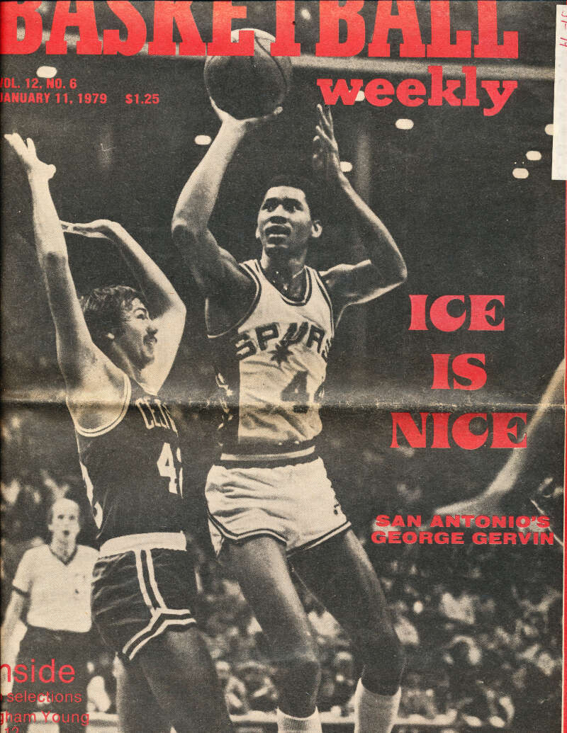 1/11 1979 Basketball Weekly George Gervin Spurs | eBay