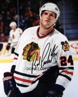 BOB PROBERT - CHICAGO BLACKHAWKS Autographed 8x10 Signed reprint Photo ...