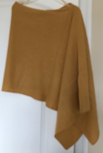NWT RACHEL ZOE Yellow 100% Cashmere Topper one size | eBay