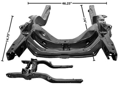 1967 Camaro & Firebird Body Subframe w/o Transmission Crossmember | eBay