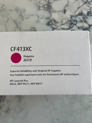 Genuine HP 410X CF413XC Magenta Print Cartridge for LaserJet Pro M452 ...