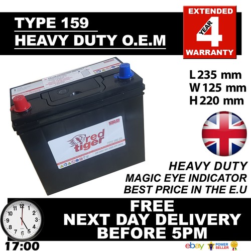 JAPANESE TYPE 159 Car Battery Type 043 / 159 / 057 40AH(C20), 45AH(C100 ...