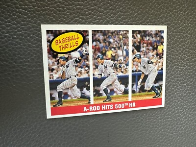 2008 Topps Heritage #366 Alex Rodriguez New York Yankees 500th HR | eBay
